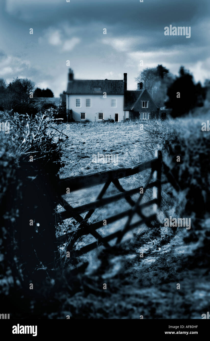 Rural cottage Broome Suffolk England Stock Photo - Alamy