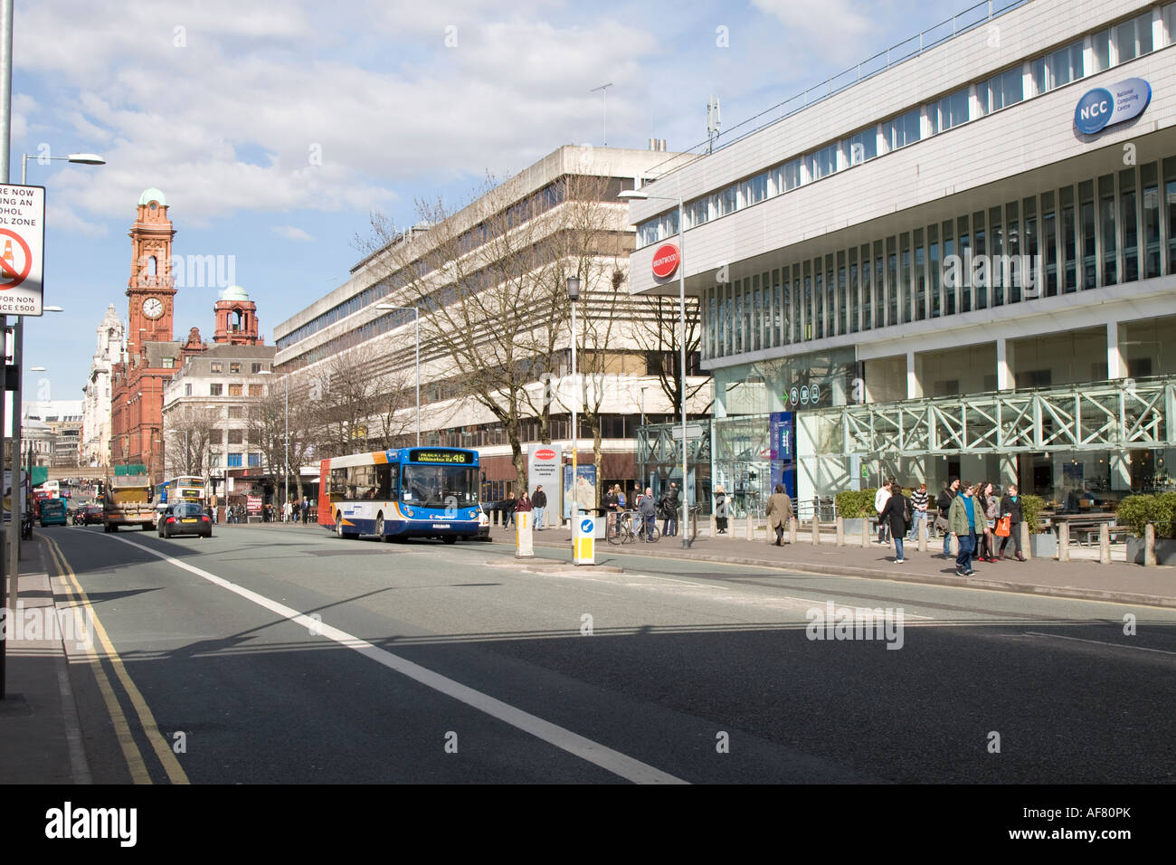 National Computing Centre and BBC, Oxford Rd, Manchester Stock Photo ...