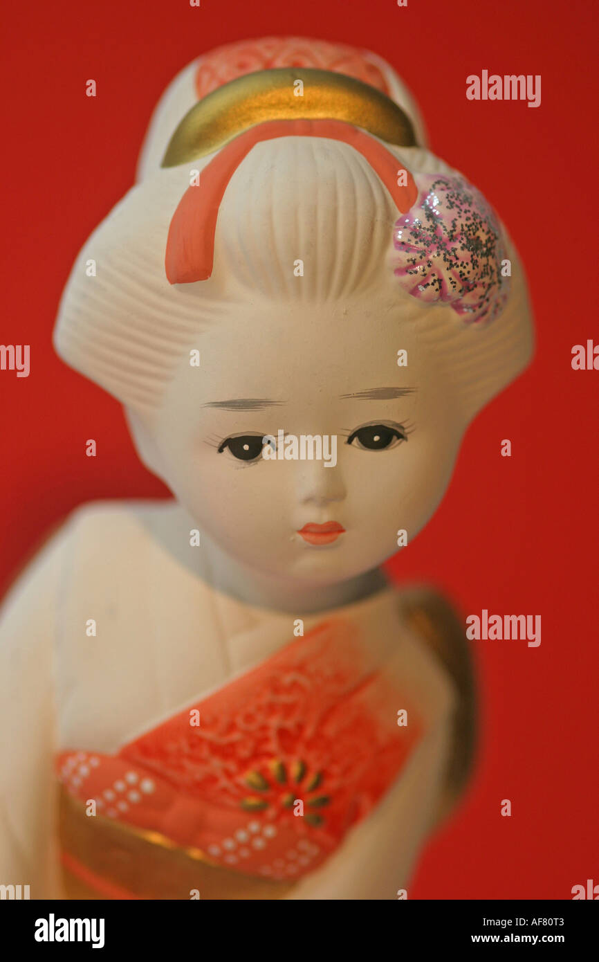 A Stock Photograph of a Japanese Figure Stock Photo - Alamy