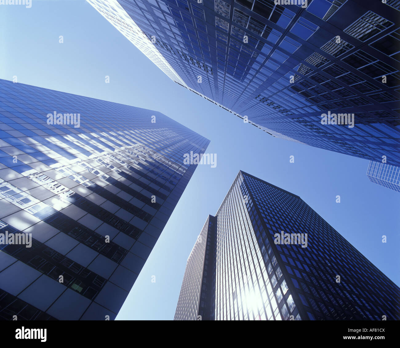 TALL OFFICE BUILDINGS MIDTOWN MANHATTAN NEW YORK CITY USA Stock Photo ...