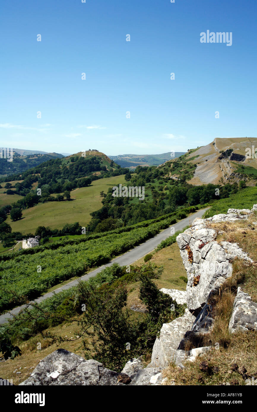 Trevor Rocks Vale of Llangollen Denbighshire Wales Stock Photo - Alamy