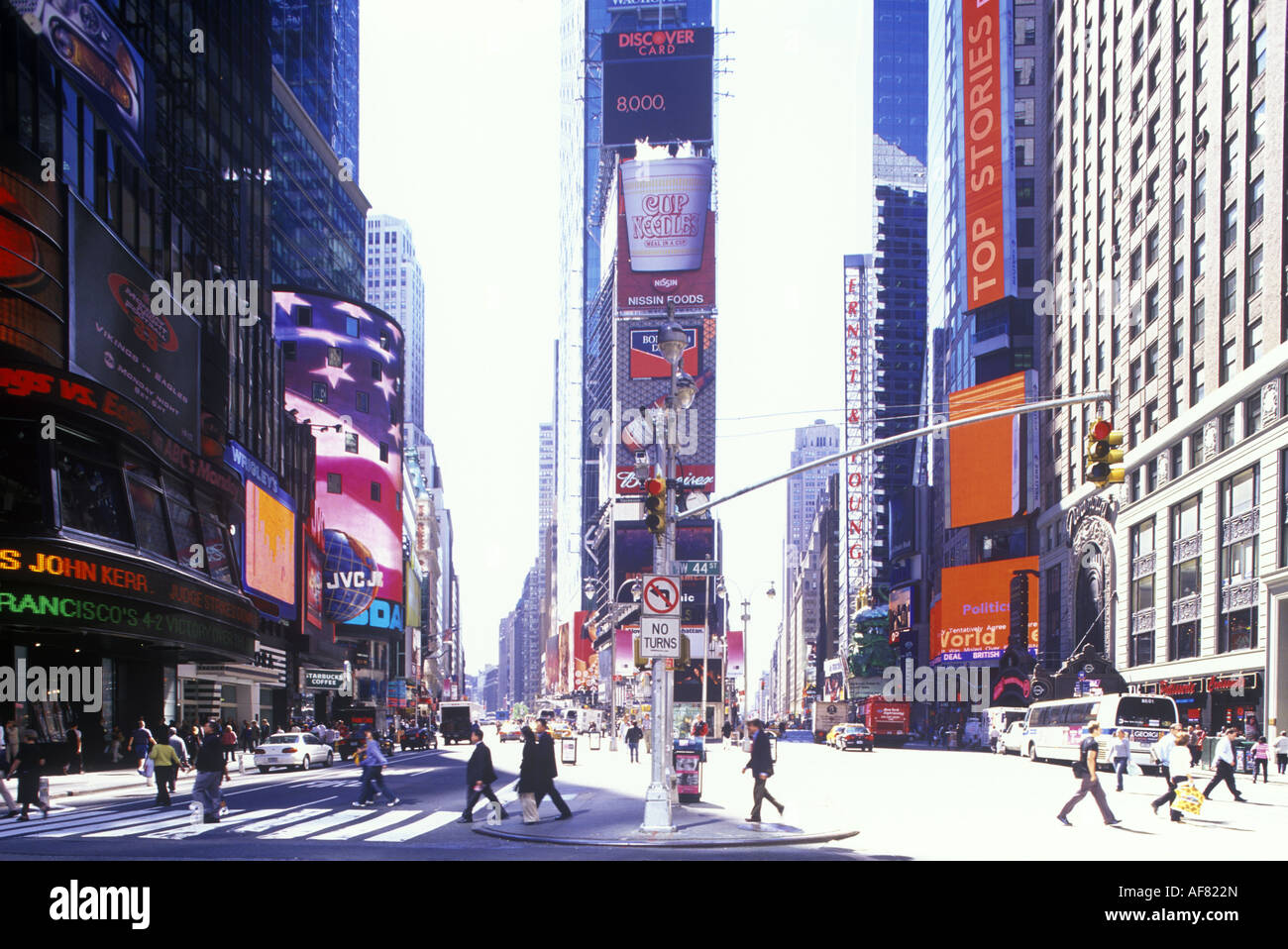 STREET SCENE TIMES SQUARE MANHATTAN NEW YORK CITY USA Stock Photo - Alamy