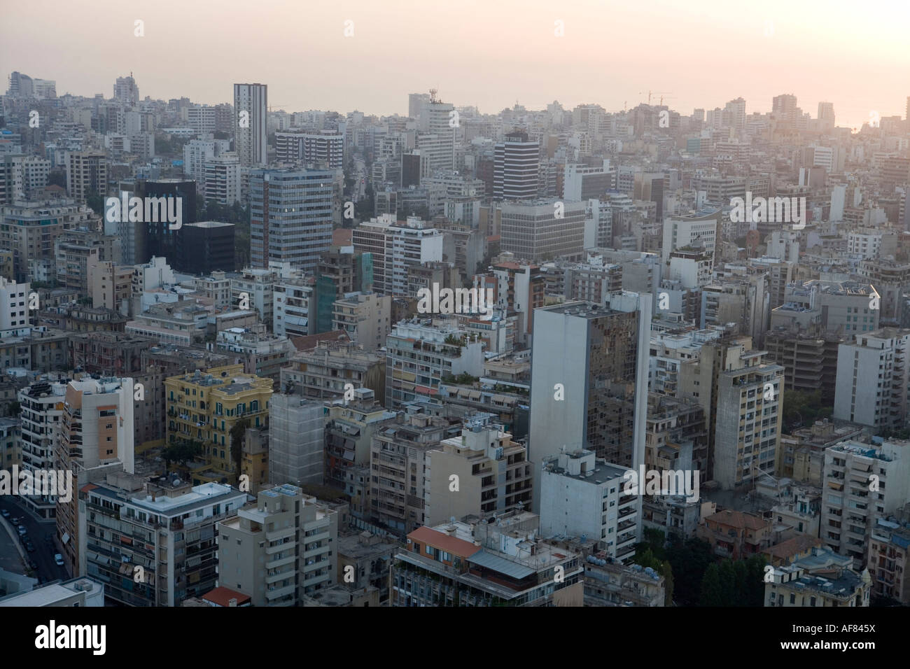 Aerial Photo of Beirut, View from Round Concept Tethered Balloon ...