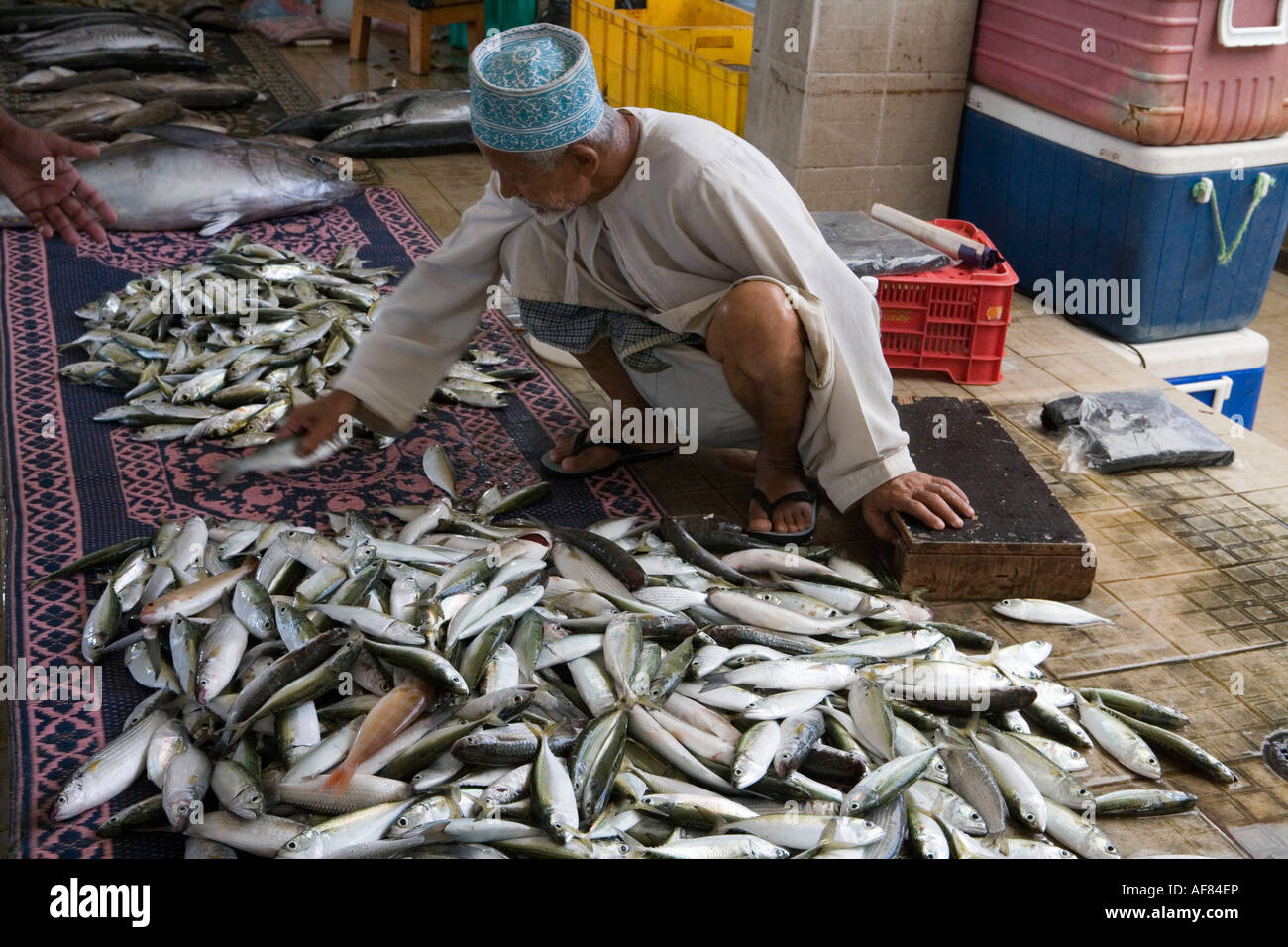Muscat Fish Market, Muscat, Oman Stock Photo - Alamy