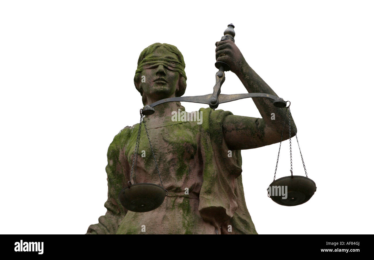 Lady Justice - Justitia - is a personification of the moral force that ...