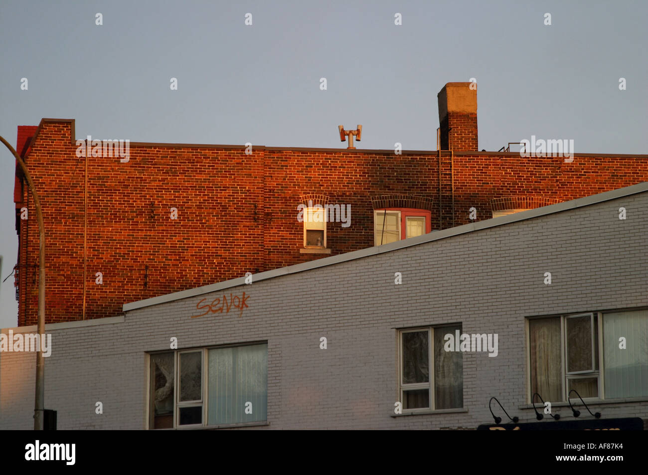 White and colored buildings hi-res stock photography and images - Alamy