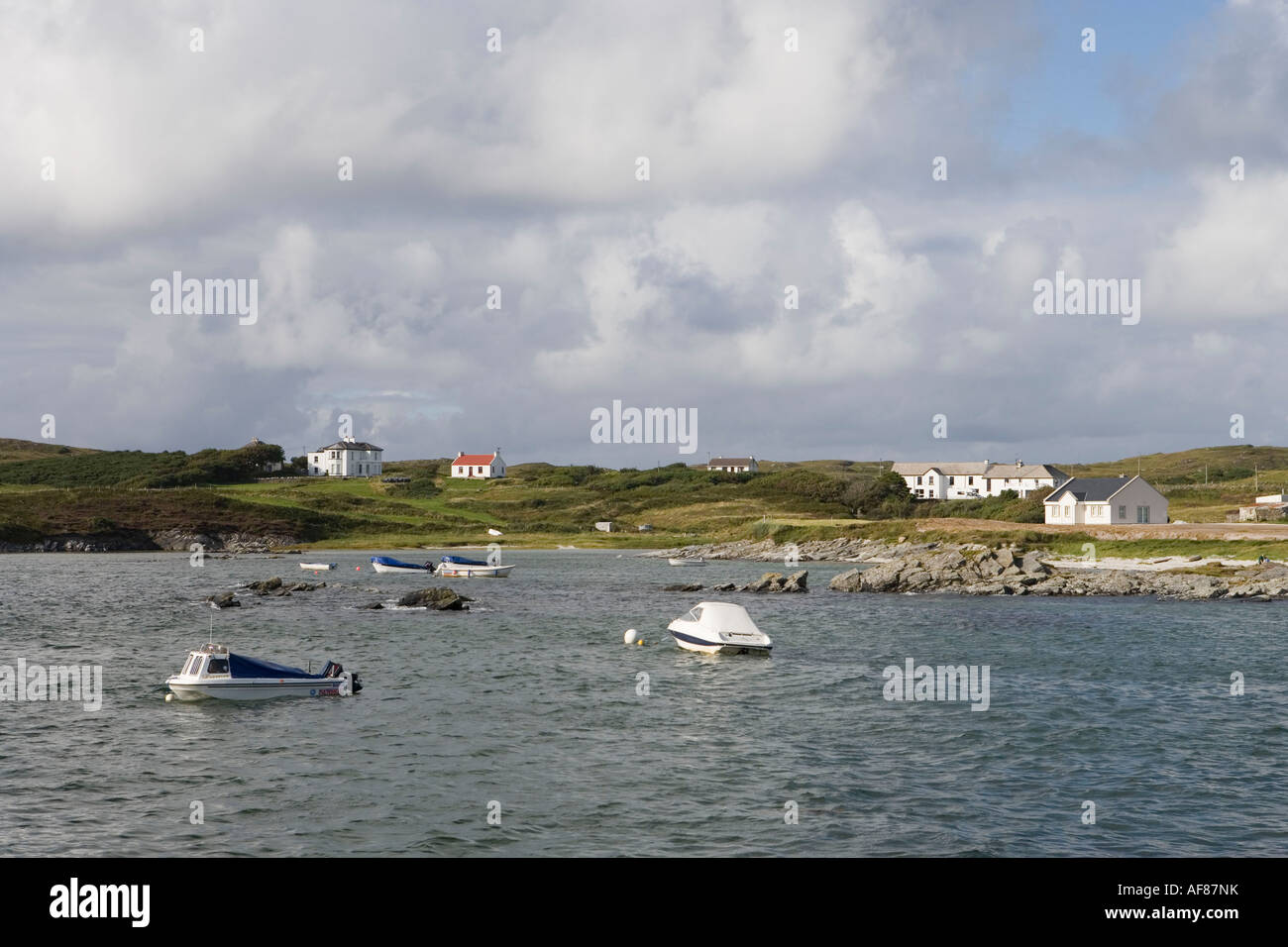 Boats & Houses, Narin, County Donegal, Ireland Stock Photo - Alamy