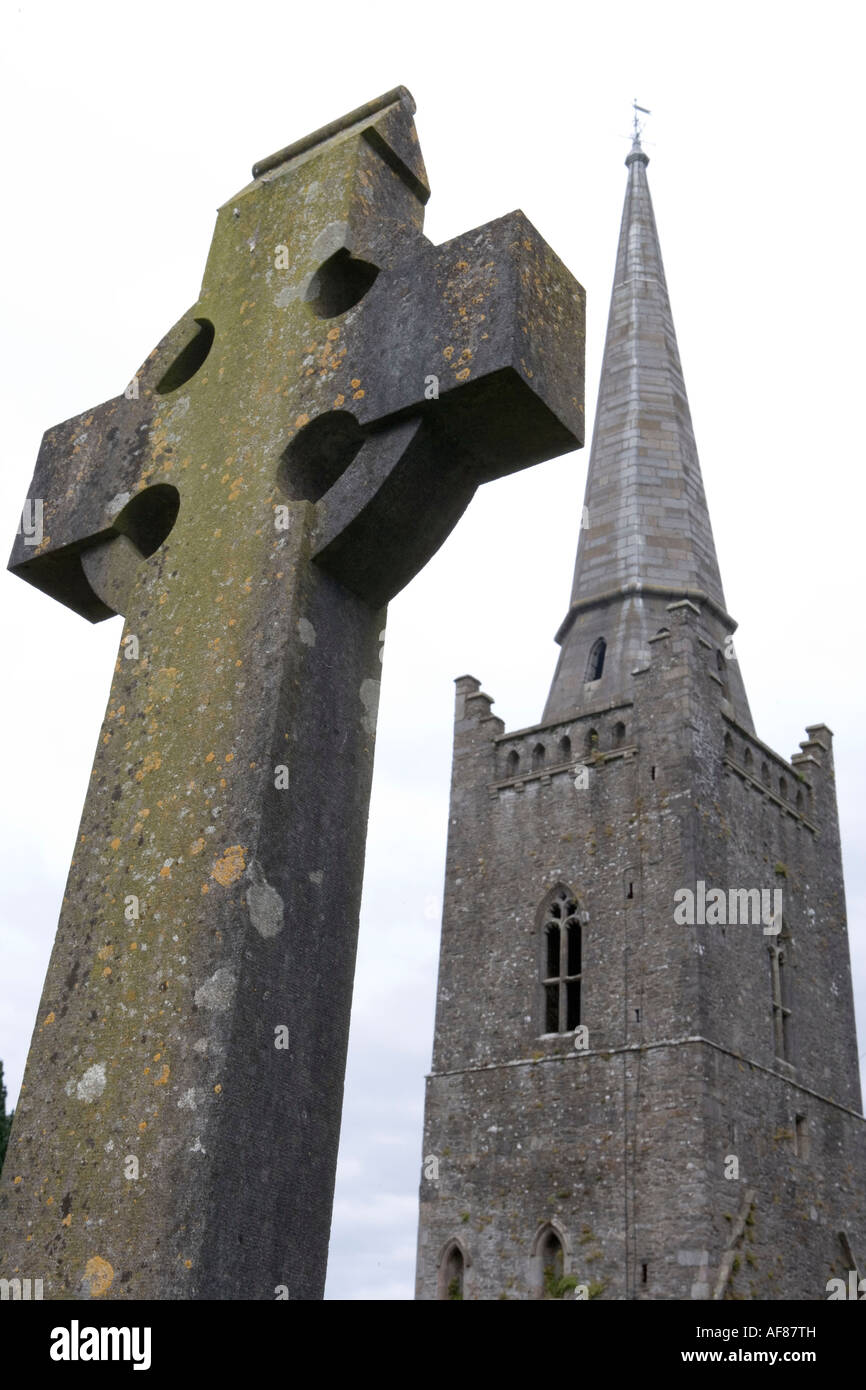 High Cross & Kells Church, The Protestant Church of St. Columba, Kells ...