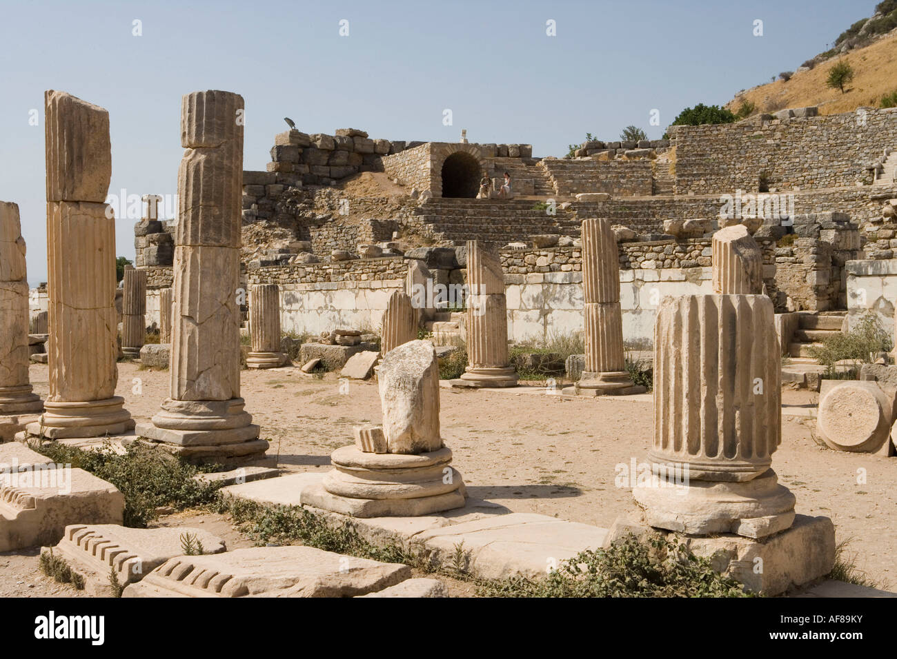 Ancient Ruins of Ephesus, Ephesus, Turkey Stock Photo - Alamy