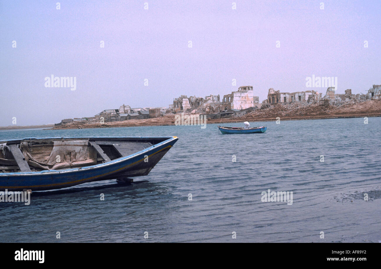 Red Sea and the ruined port of Suakin SUDAN Stock Photo - Alamy