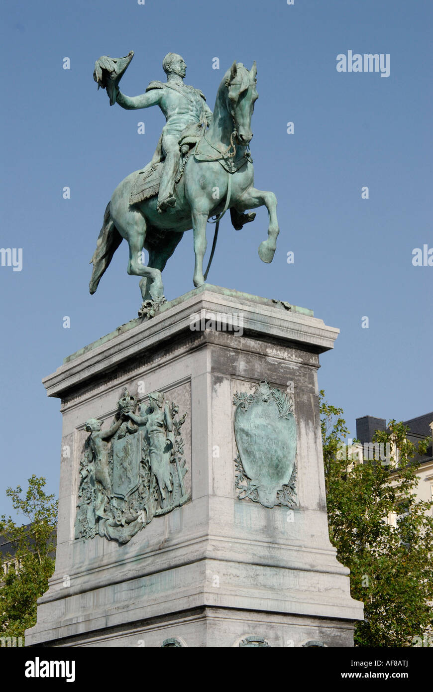 Luxembourg place guillaume ii hi-res stock photography and images - Alamy