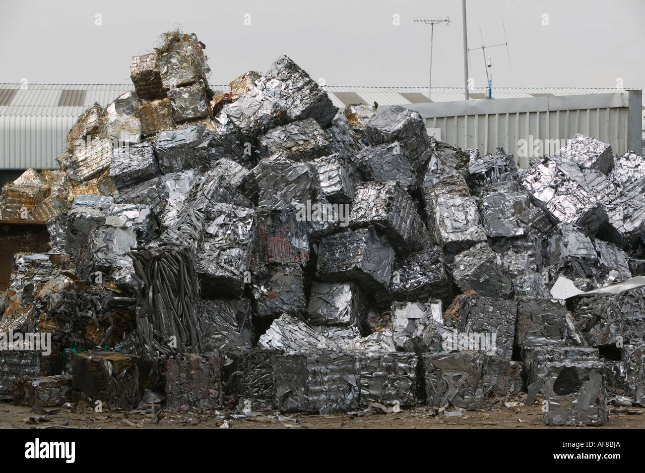a scrap metal merchants in Blackburn, Lancashire, UK Stock Photo - Alamy