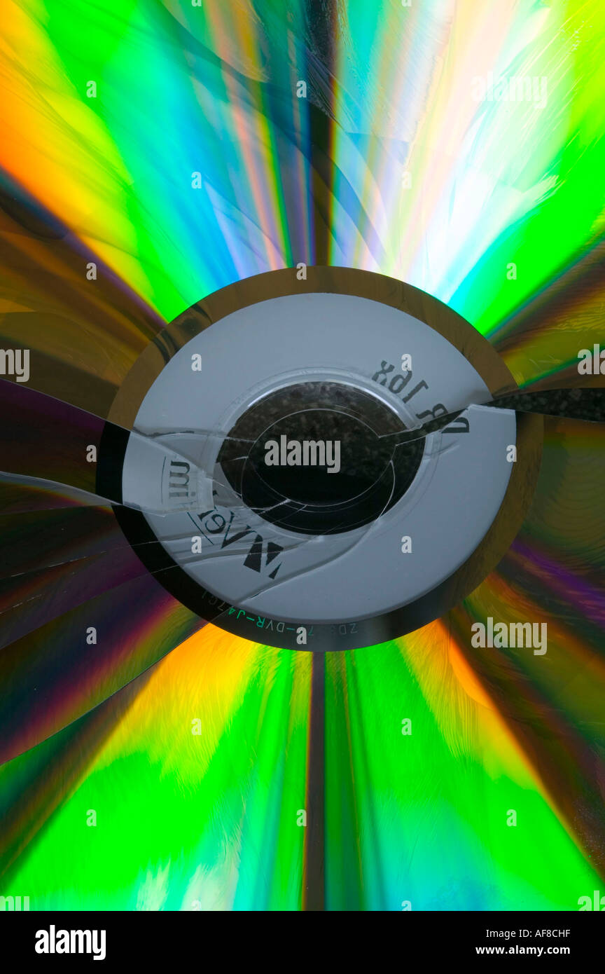 light refracted of the surface of a CD Stock Photo - Alamy