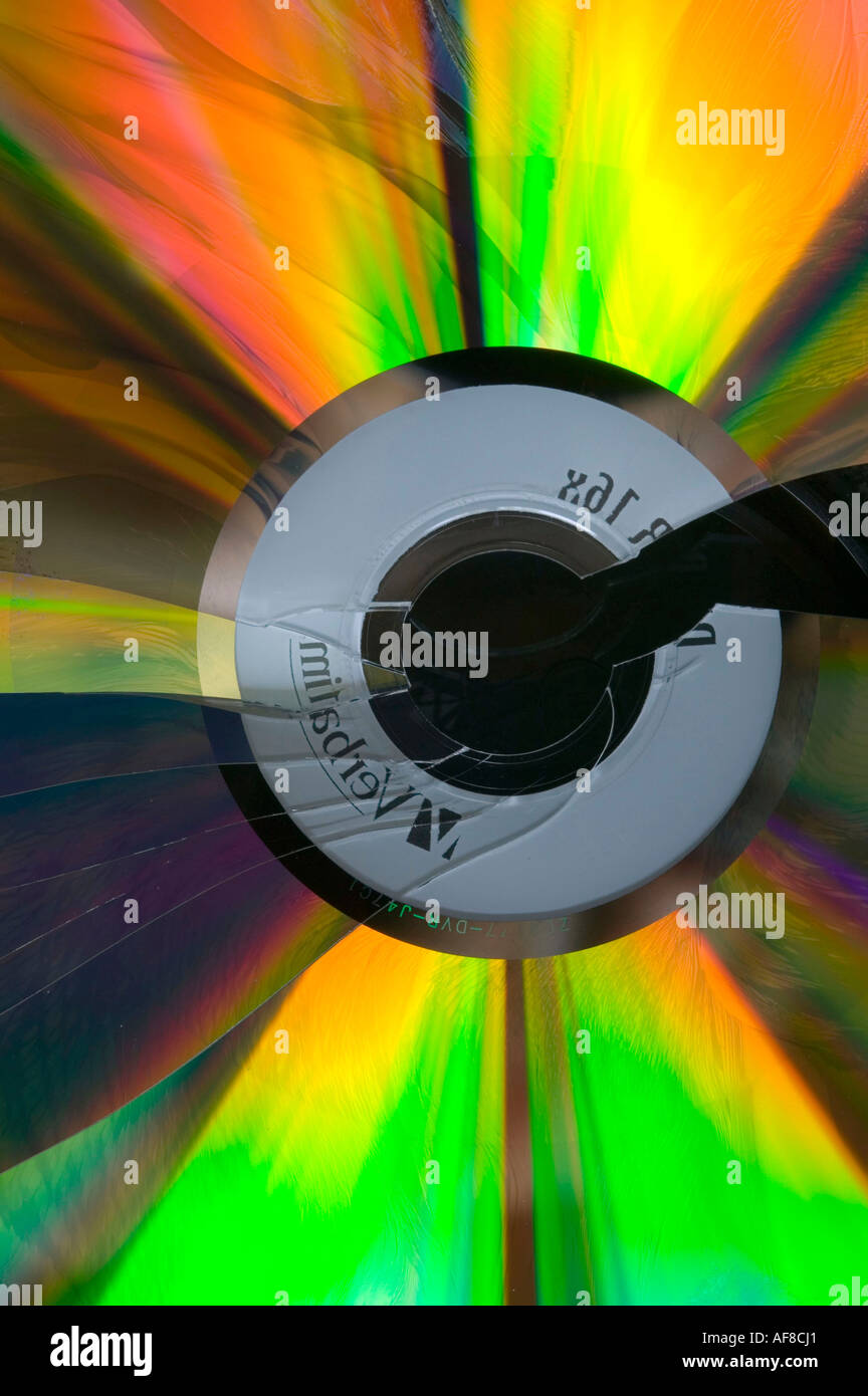 light refracted of the surface of a CD Stock Photo - Alamy