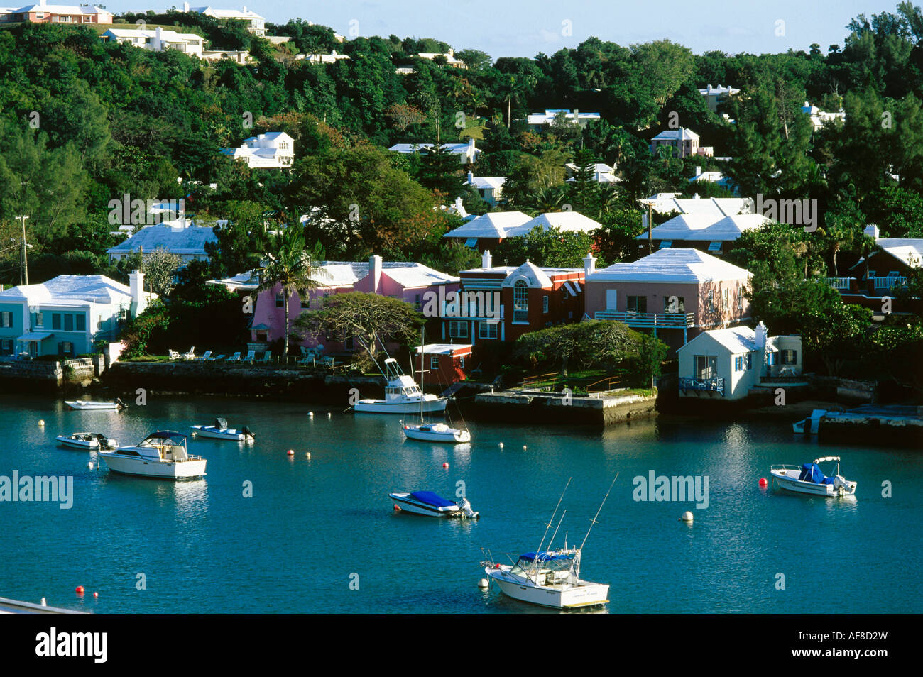View of Hamilton Harbour, Hamilton, Bermuda Stock Photo - Alamy