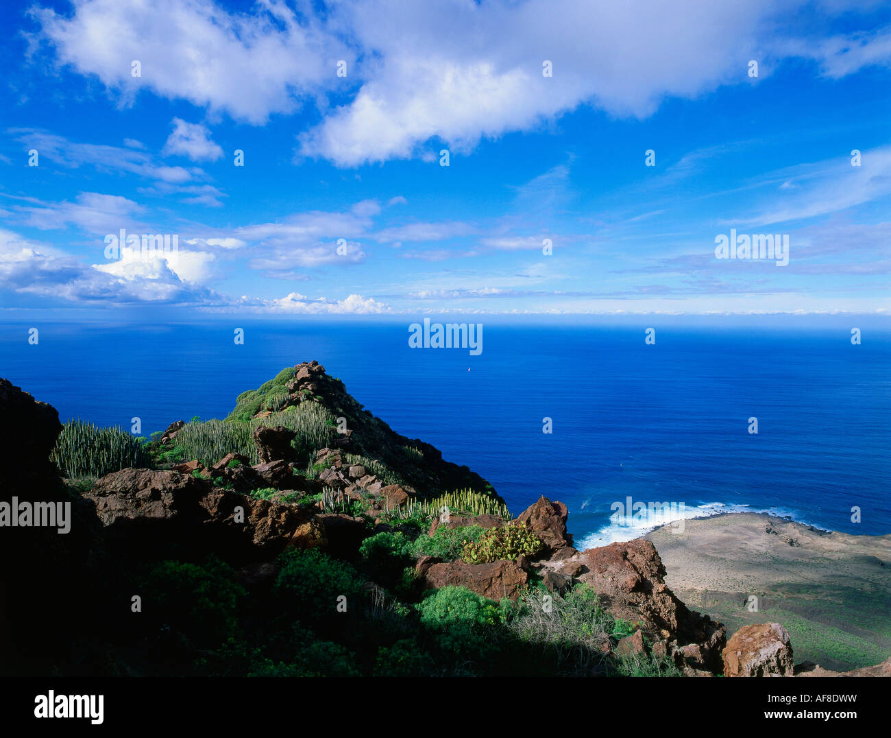 Panoramic route near Anden Verde, Gran Canaria, Canary Islands, Spain ...