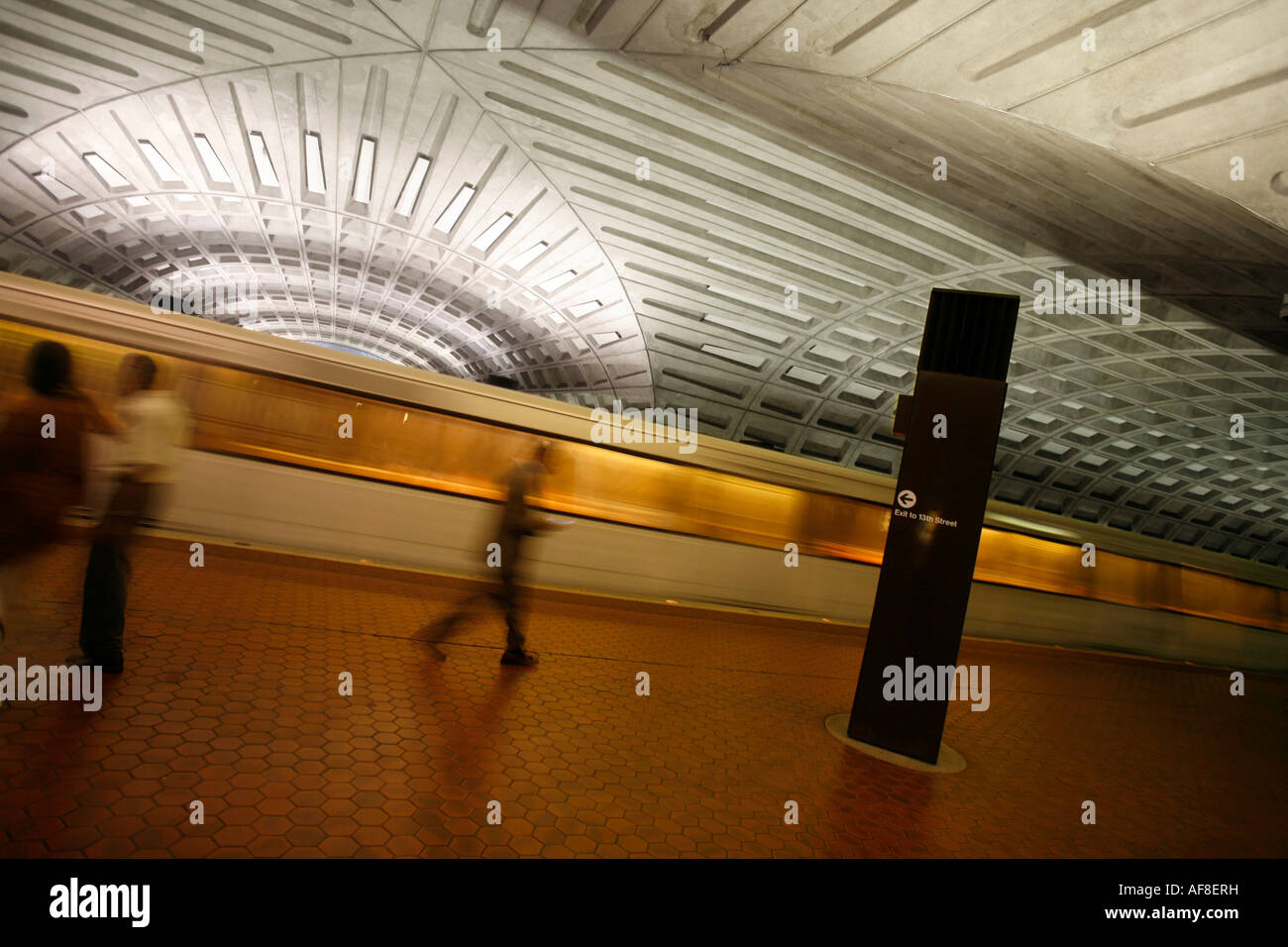 Public Transport System, Metro, Washington DC, United States, USA Stock ...