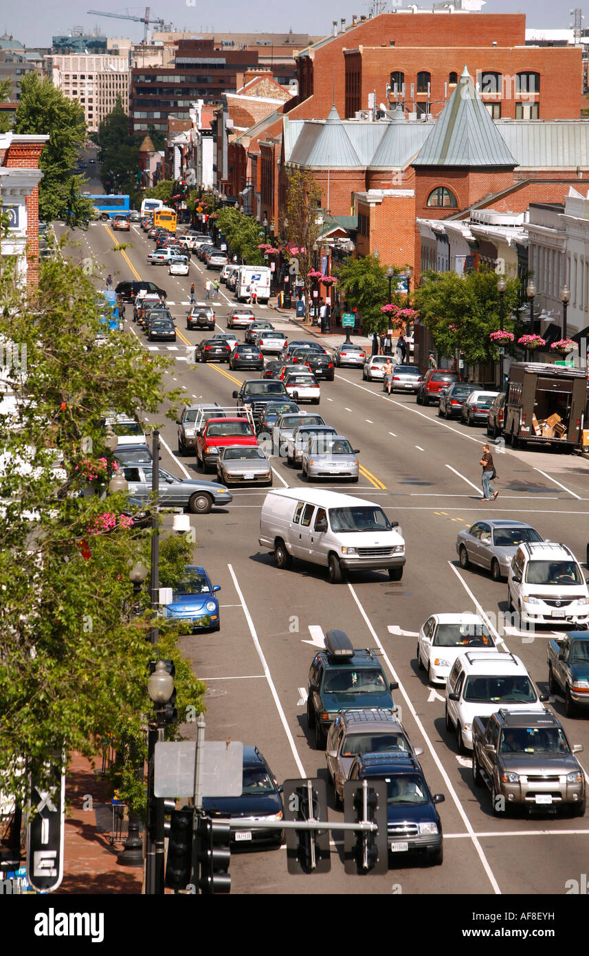 Washington dc. street scene hi-res stock photography and images - Alamy