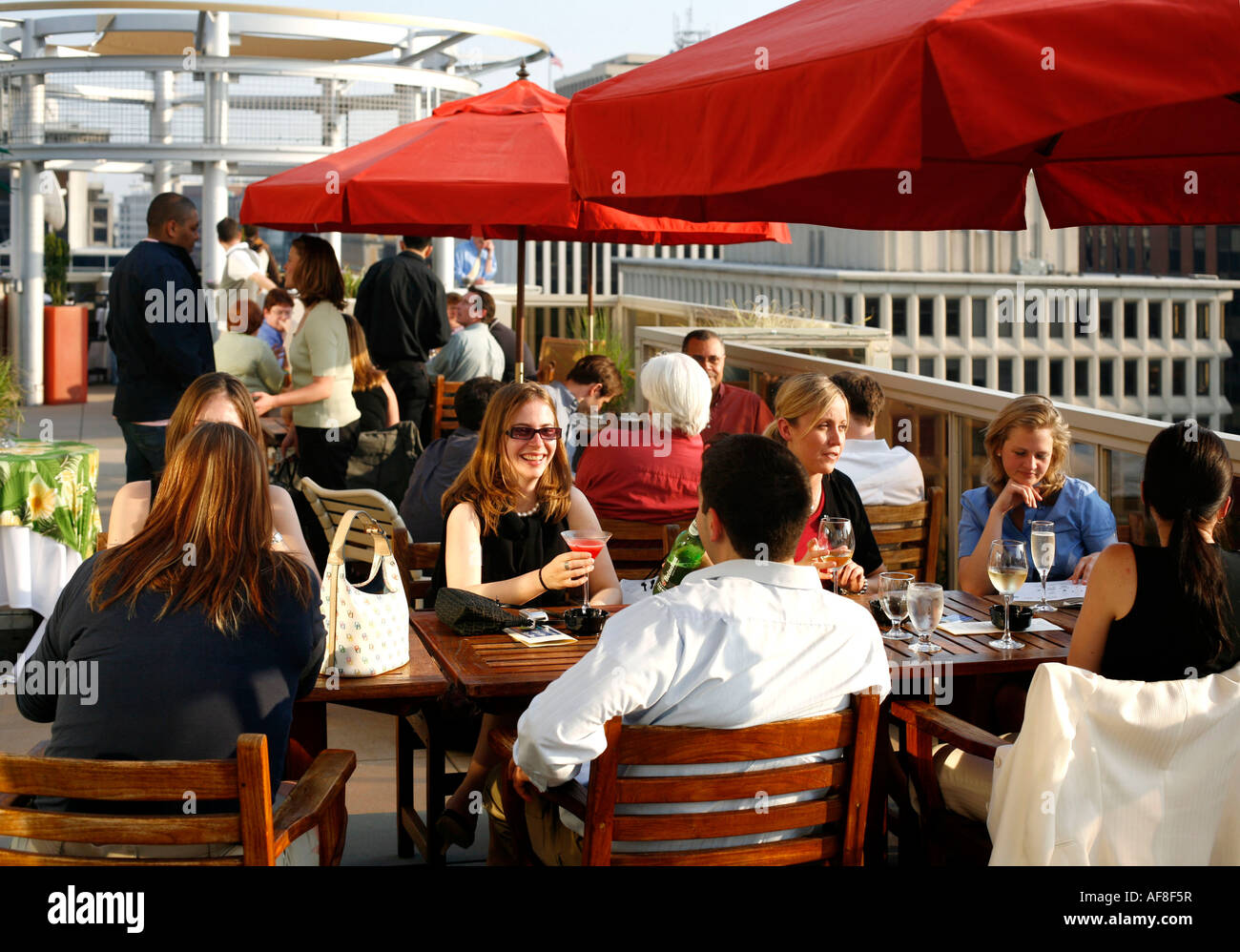 Beacon Hotel Roof Bar, Washington DC, United States, USA Stock Photo ...