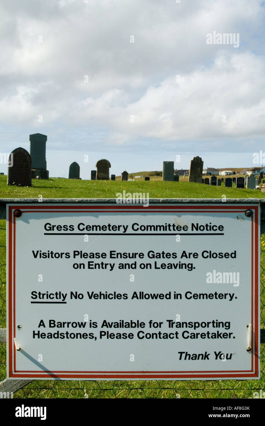 graveyard notice board Stock Photo - Alamy
