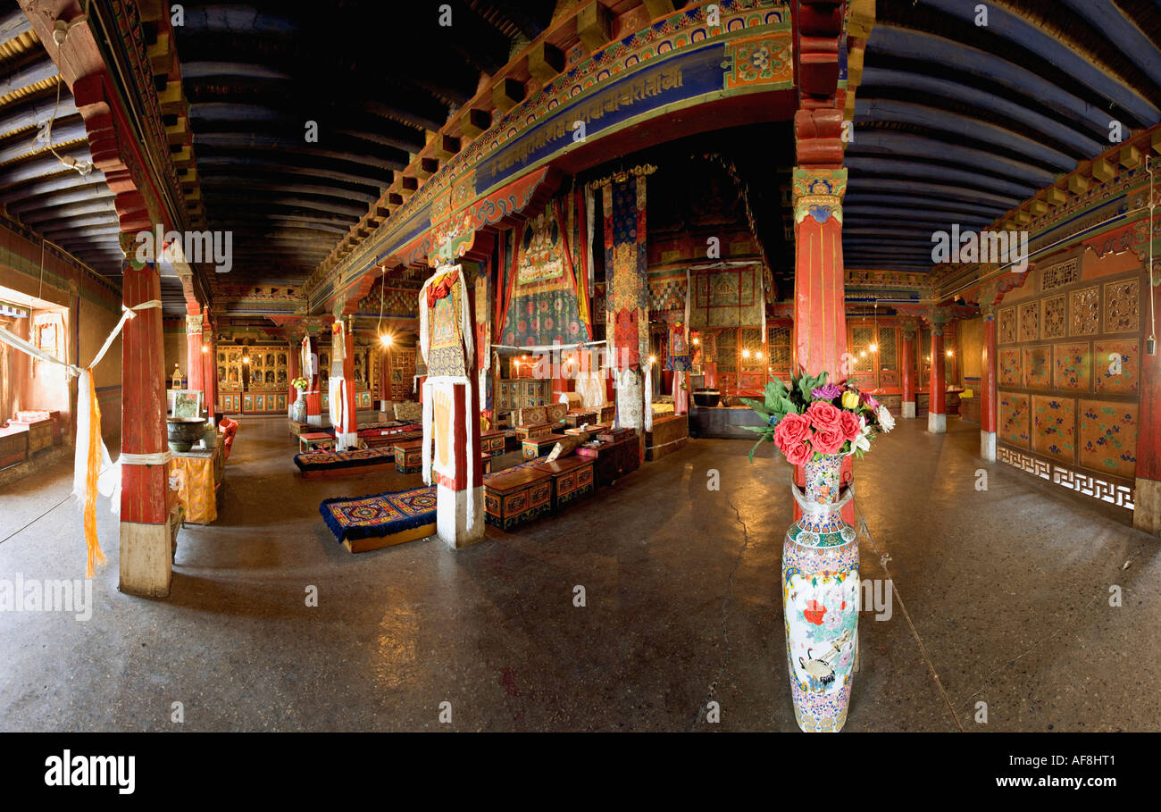 Himalayan monastery interior hi-res stock photography and images - Alamy