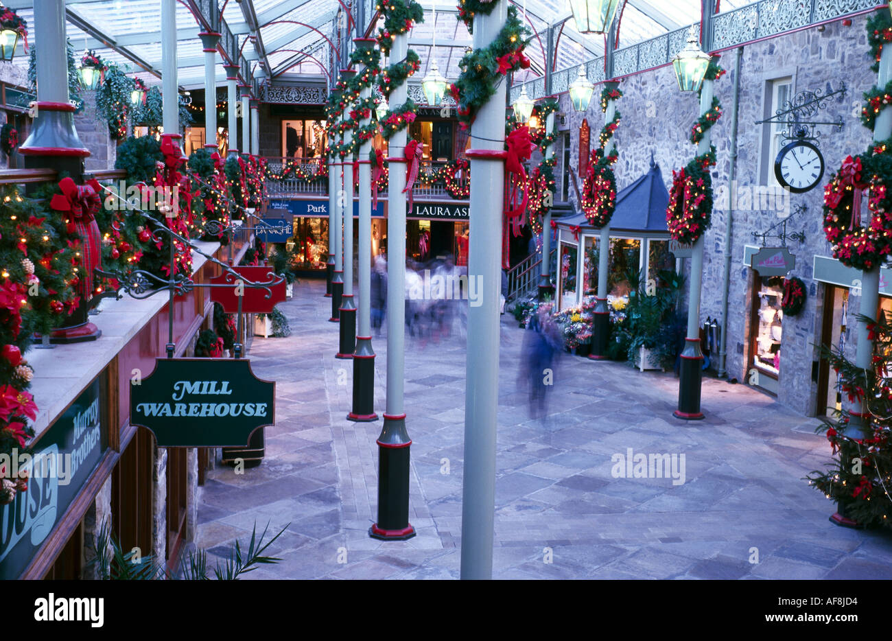 Craven Court Shopping Arcade Skipton Stock Photo - Alamy