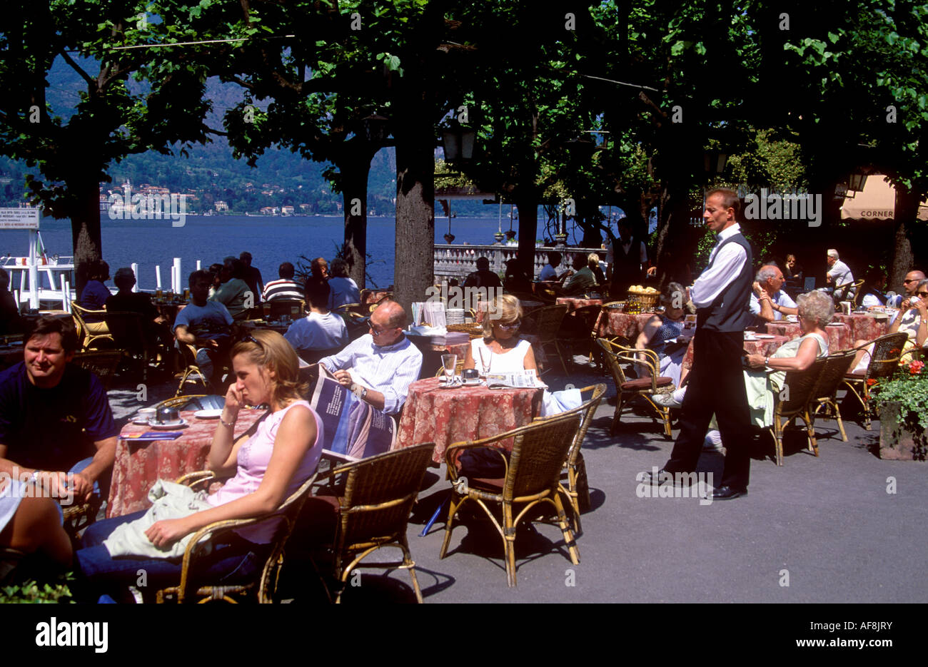 Bellagio Lake Como Cafe High Resolution Stock Photography and Images ...