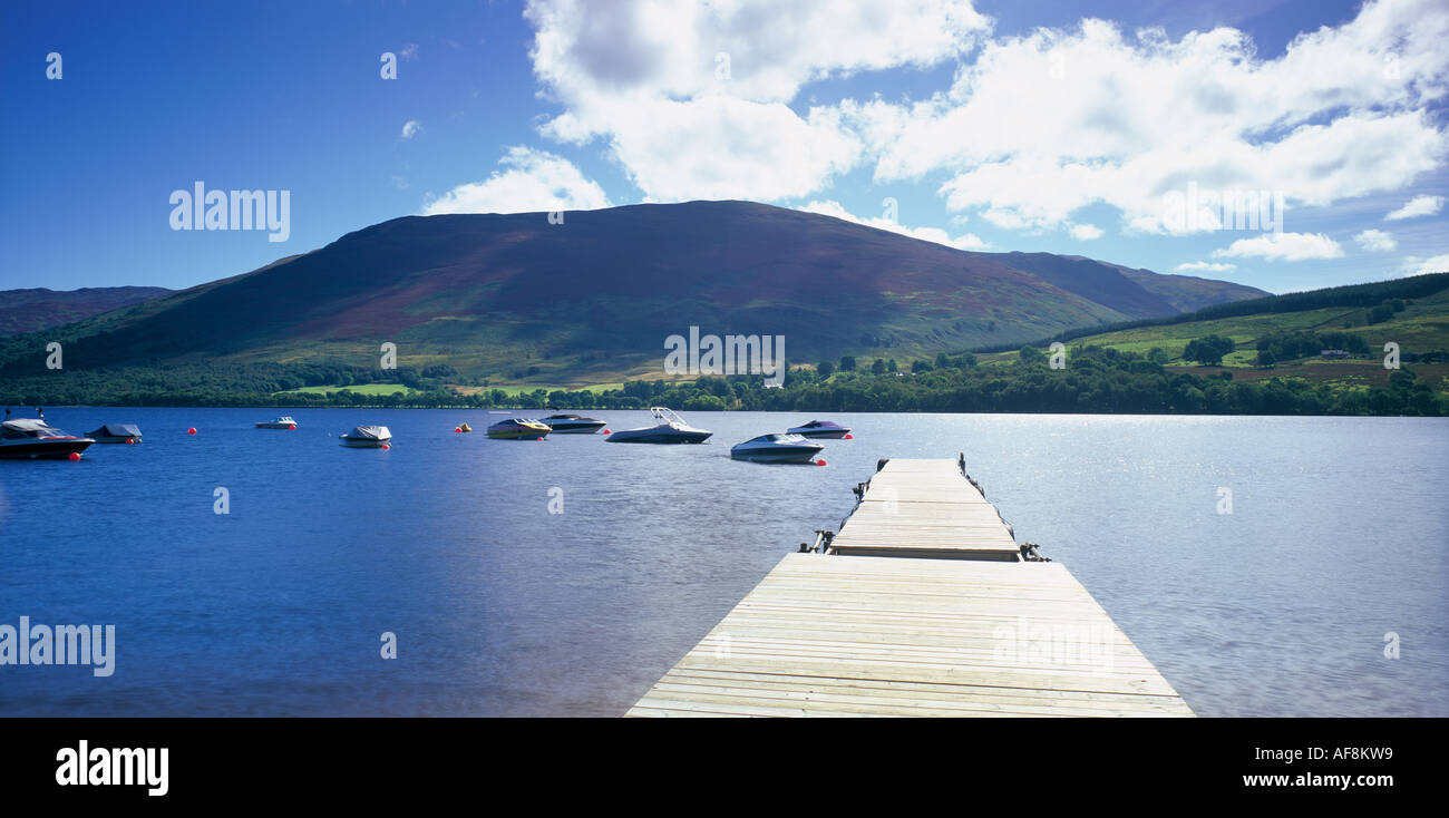 Jetty Loch Tay Perthshire Scotland Stock Photo - Alamy