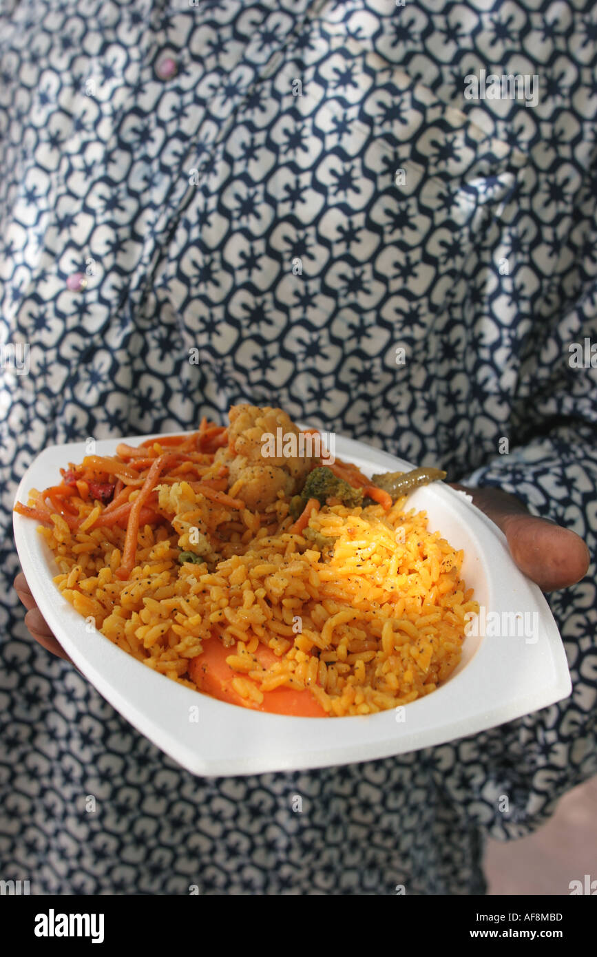 Miami Beach Florida,North Beach Bazaar,rice,food,plate,dish,visitors ...