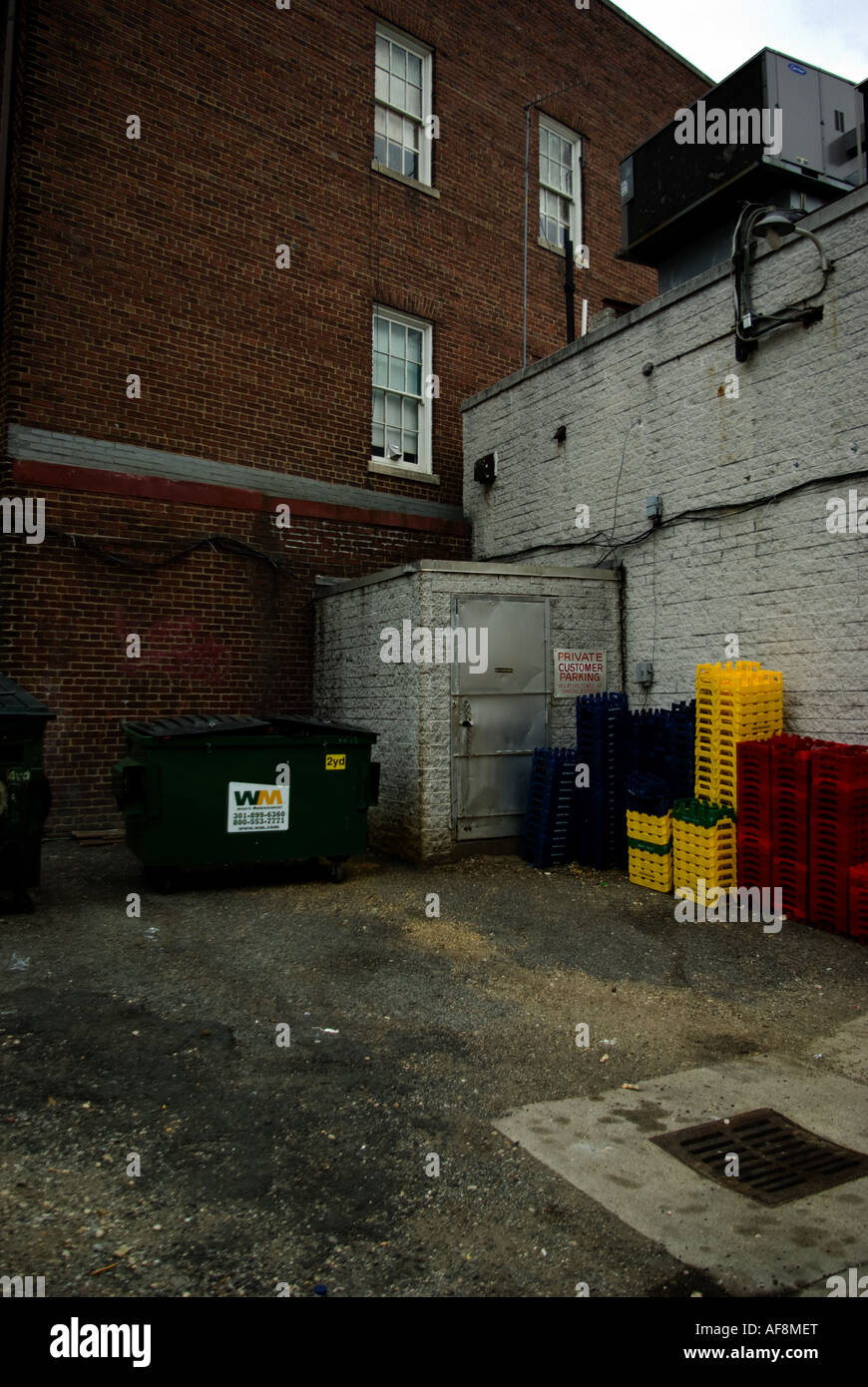 back door of a business Stock Photo - Alamy