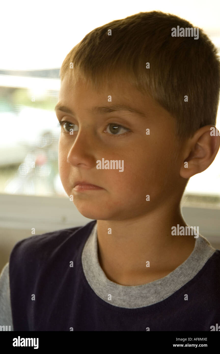 Sad Faced Boy High Resolution Stock Photography and Images - Alamy
