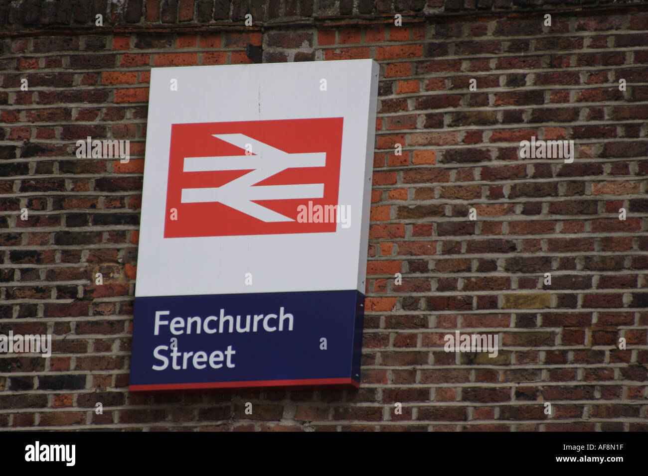 Fenchurch Street Station Sign London Stock Photo - Alamy