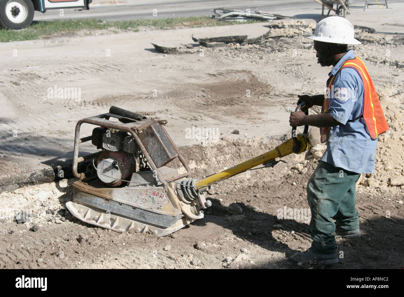 Florida miami beach city worker workers hi-res stock photography and ...