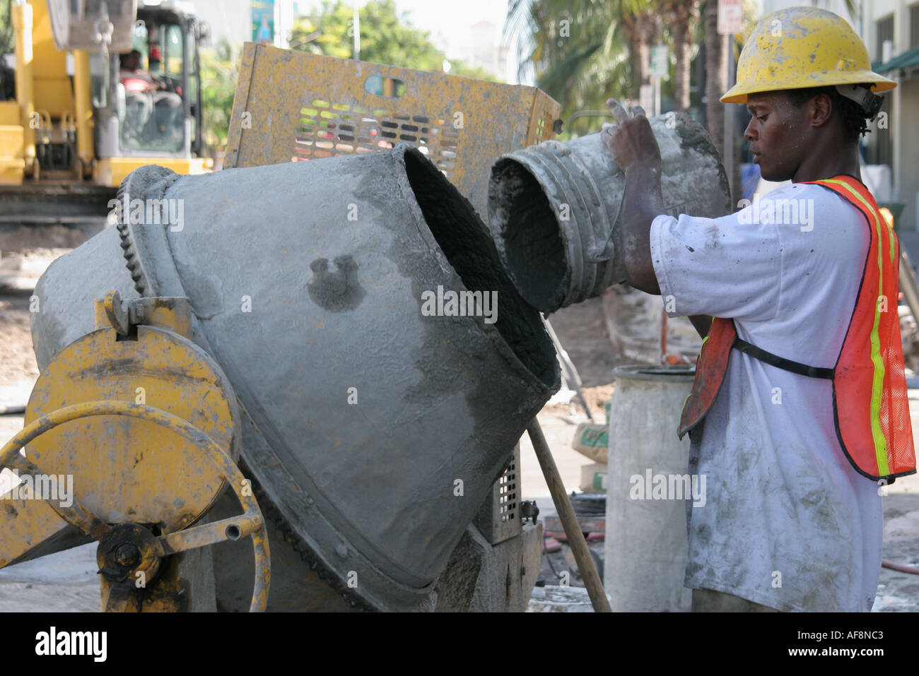 Florida miami beach city worker workers hi-res stock photography and ...