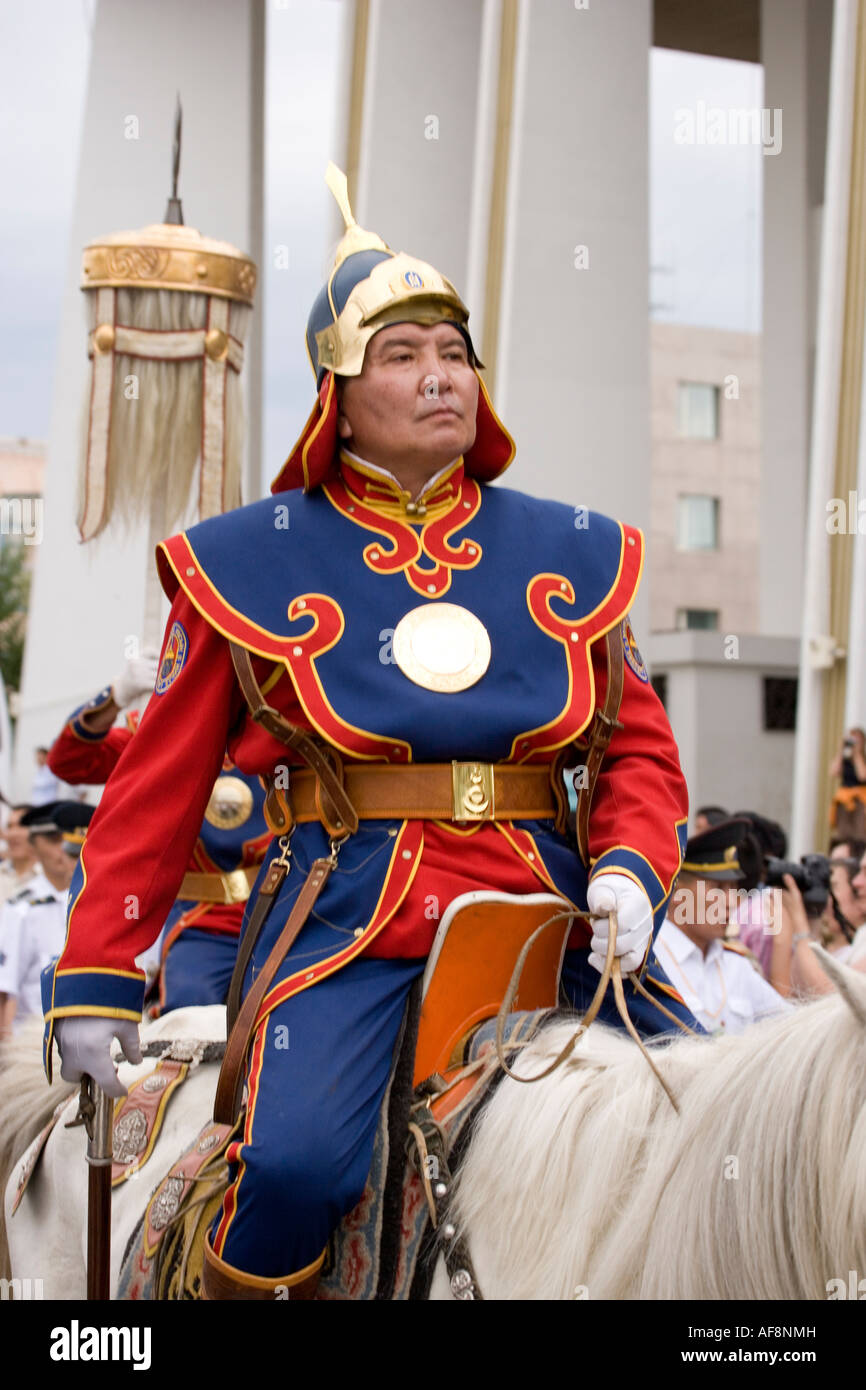 Mongolian guard cavalry hi-res stock photography and images - Alamy