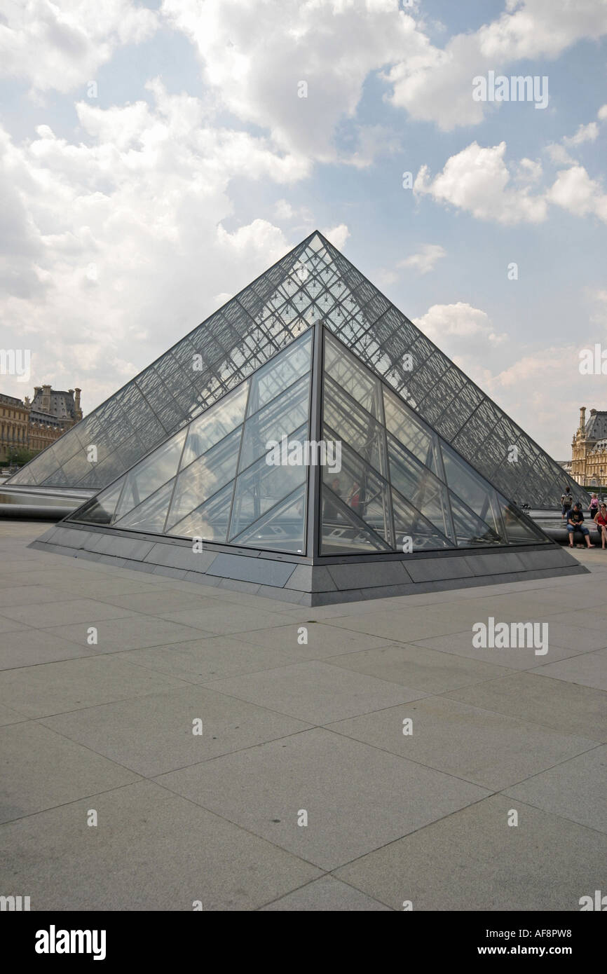 A Stock Photograph of the Louvre Museum s Pyramid Stock Photo - Alamy