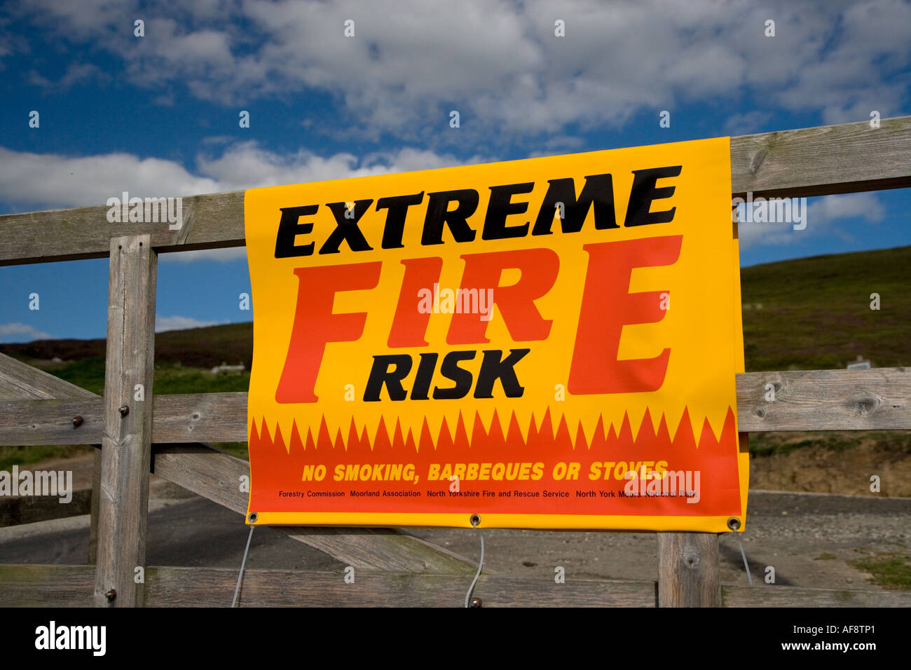 Fire danger poster hi-res stock photography and images - Alamy
