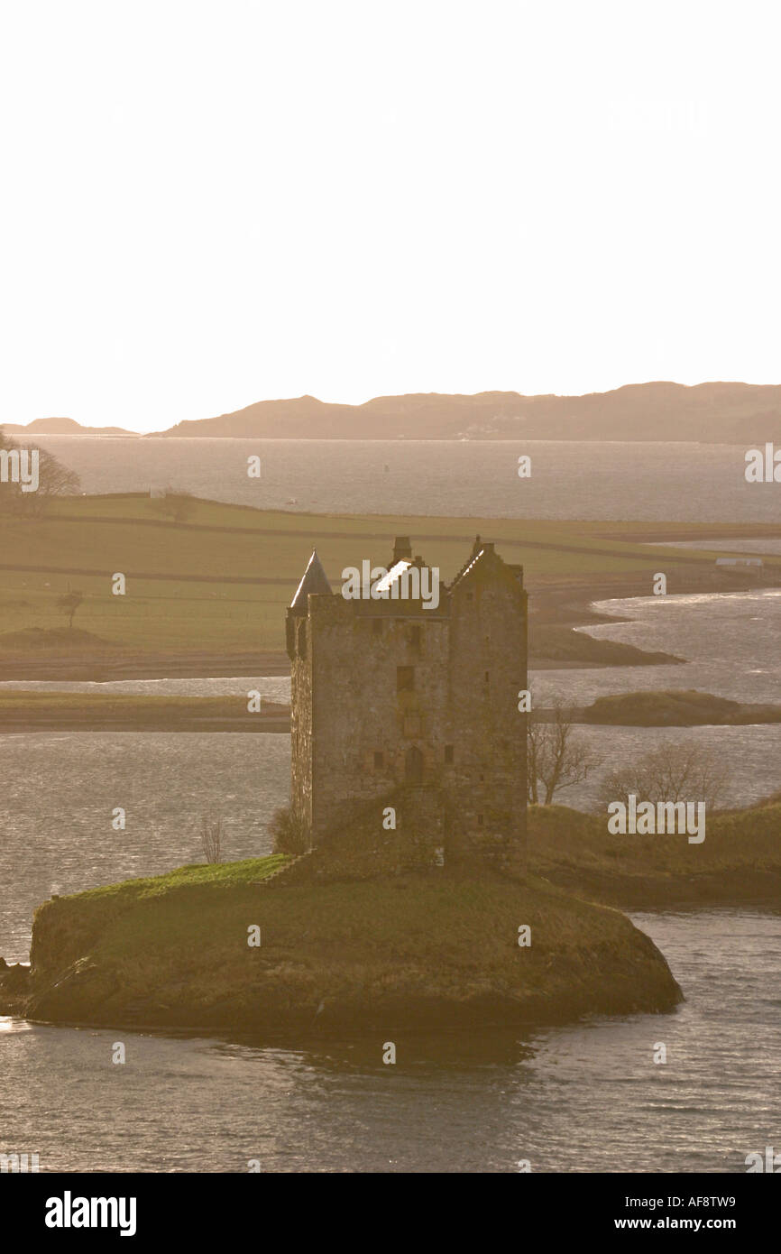 Castle Stalker in Scotland Stock Photo - Alamy
