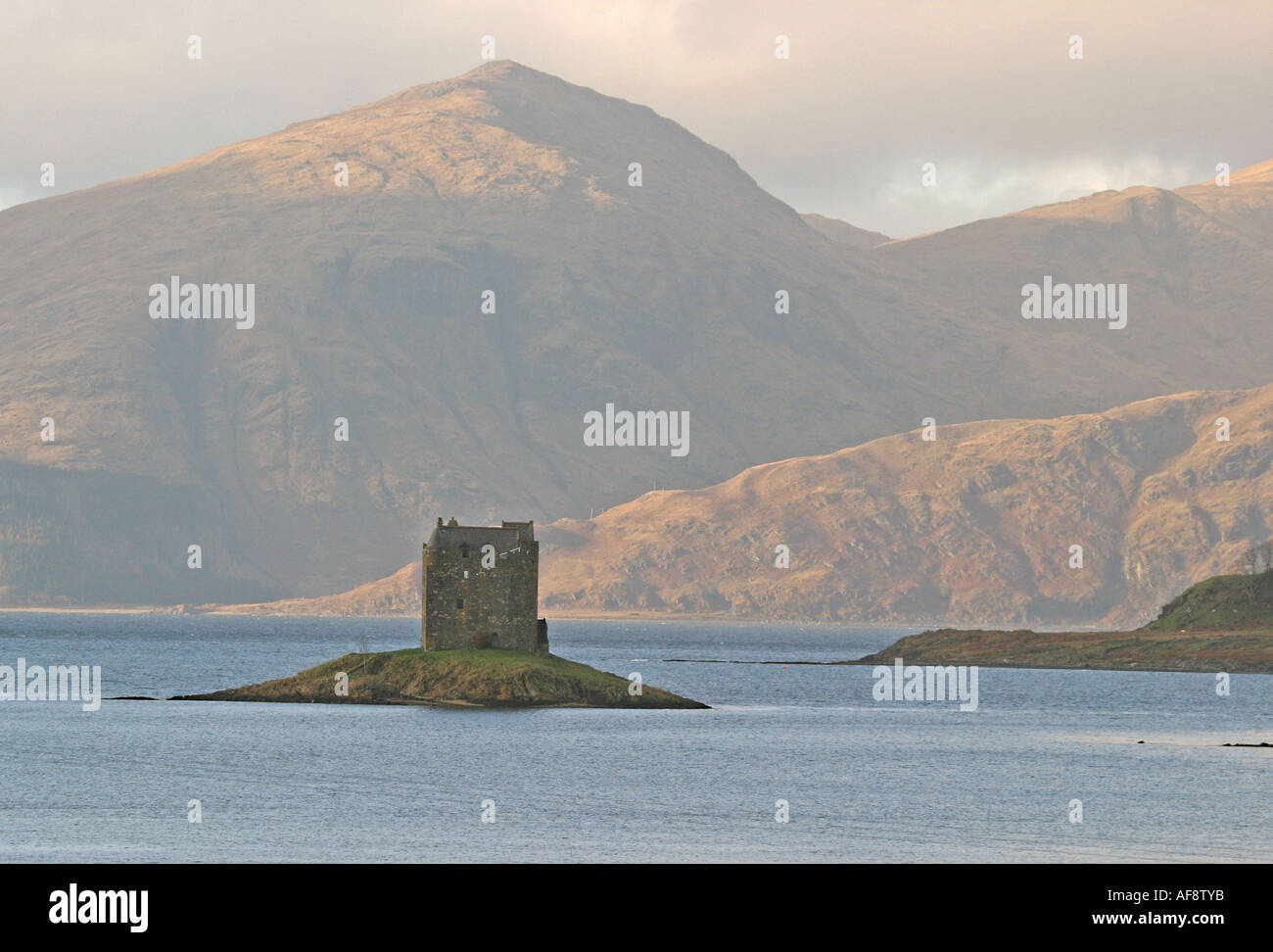 Castle Stalker in Scotland Stock Photo - Alamy