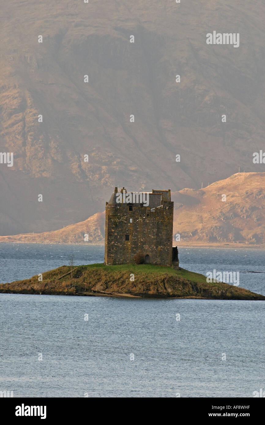 Castle Stalker in Scotland Stock Photo - Alamy