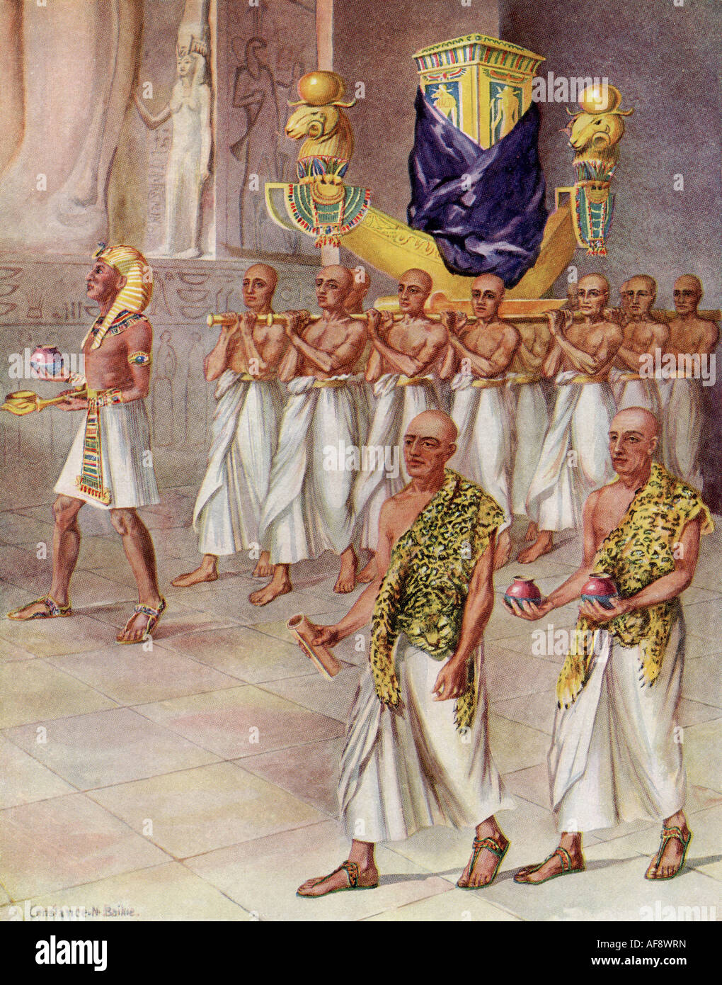 Amen Goes Forth From His Temple Stock Photo - Alamy