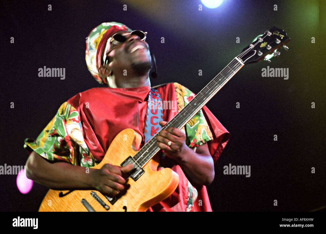 Lucky Peterson Blues band July 8 1994 Stock Photo - Alamy