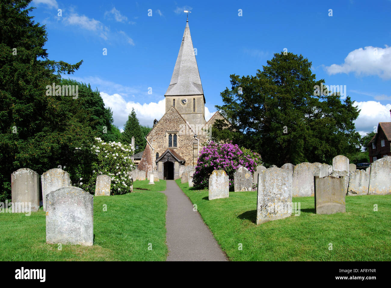 St James Church, Shere, Surrey, England, United Kingdom Stock Photo - Alamy