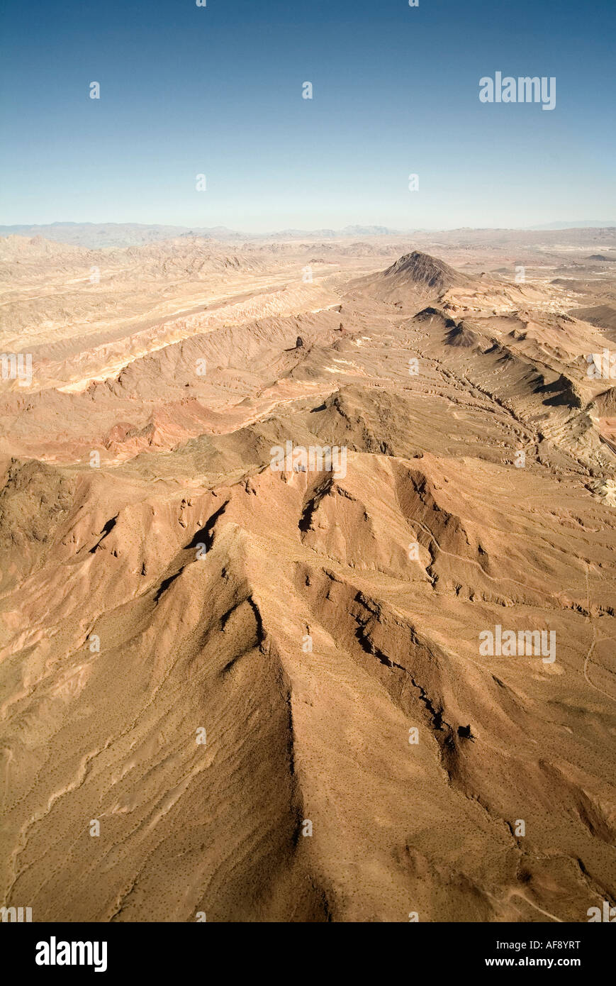 Aerial view of Mojave desert . Arizona State. USA Stock Photo - Alamy