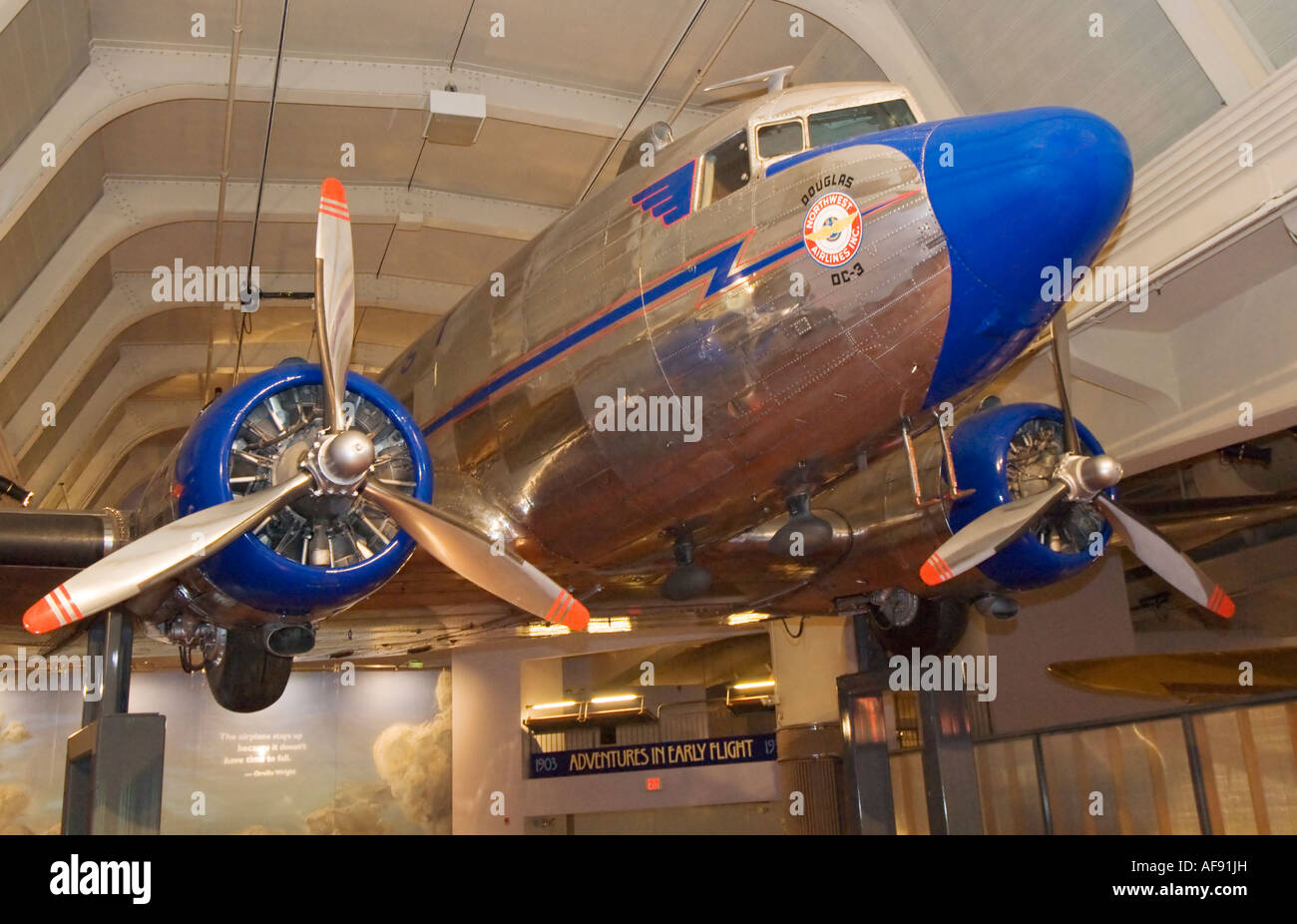 Michigan Dearborn The Henry Ford Museum Douglas DC 3 Stock Photo - Alamy