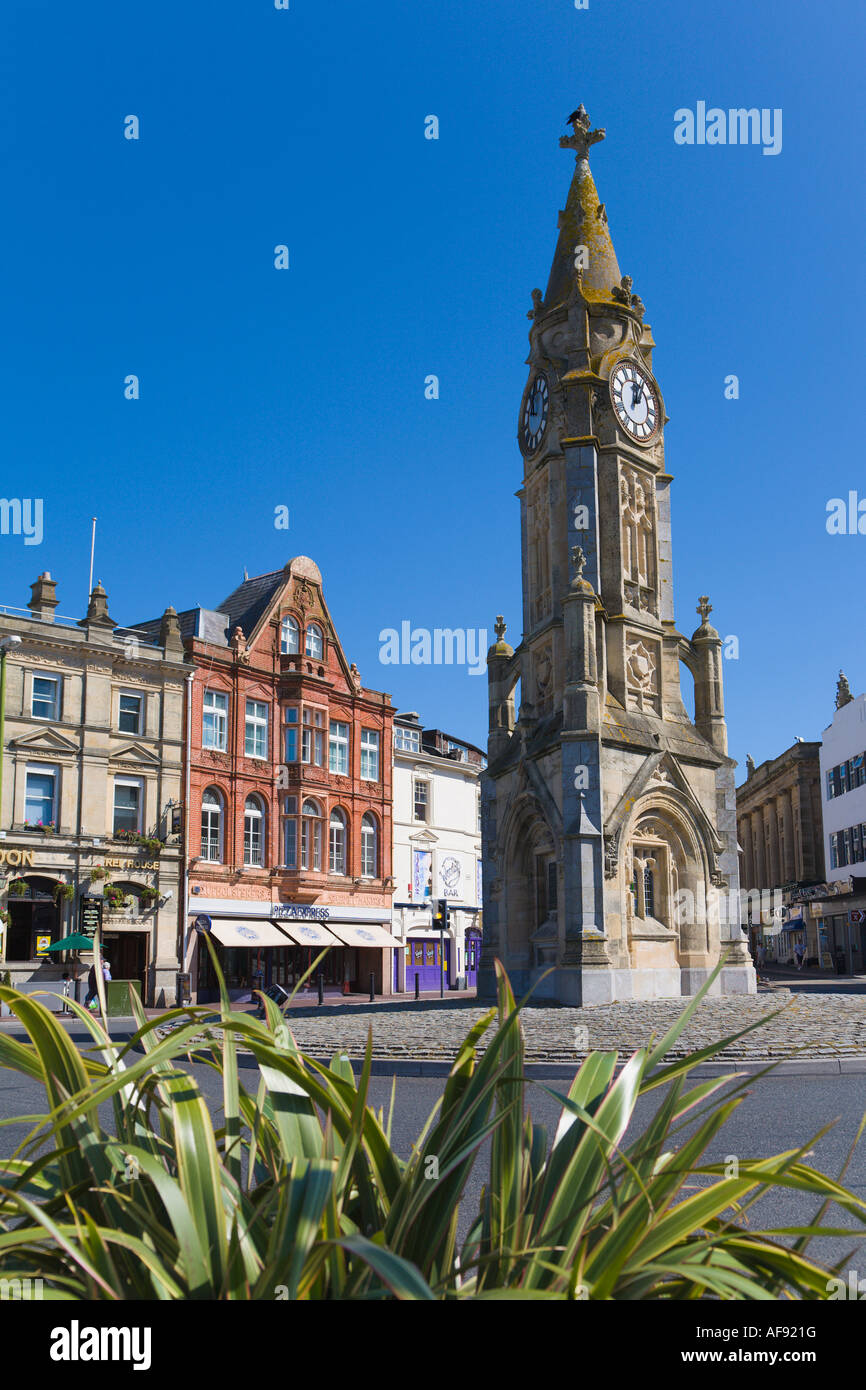 "Clock Tower" Torquay Devon England Stock Photo - Alamy