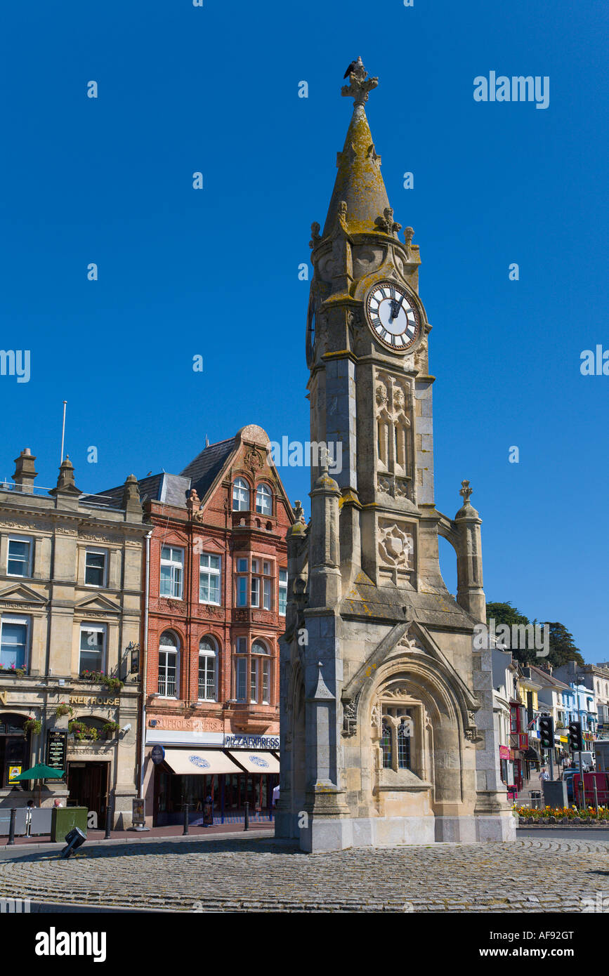 "Clock Tower" Torquay Devon England Stock Photo - Alamy