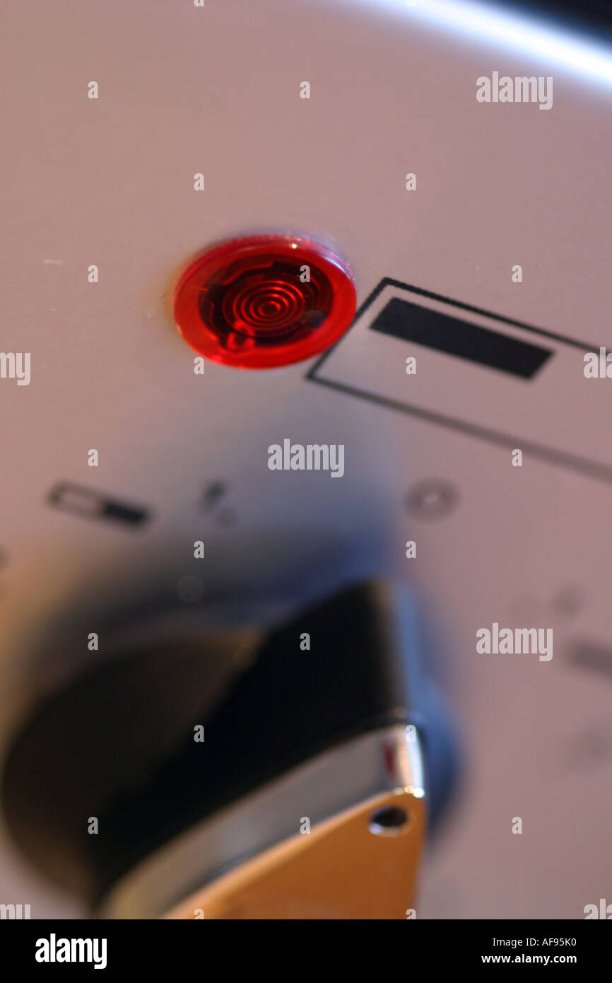 A Stock Photograph of a Row of Buttons on a Modern Cooker Stock Photo ...