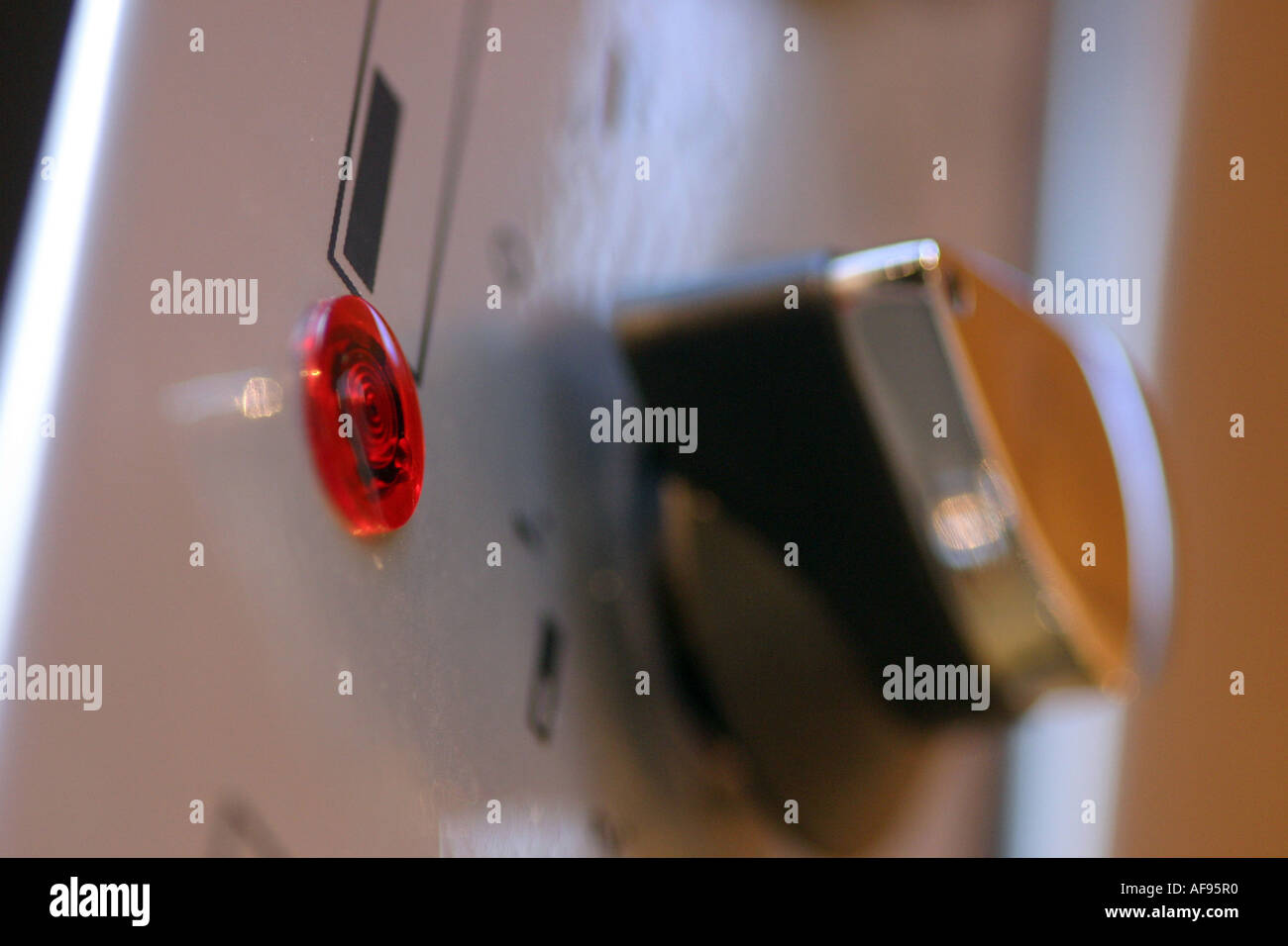 A Stock Photograph of a Row of Buttons on a Modern Cooker Stock Photo ...