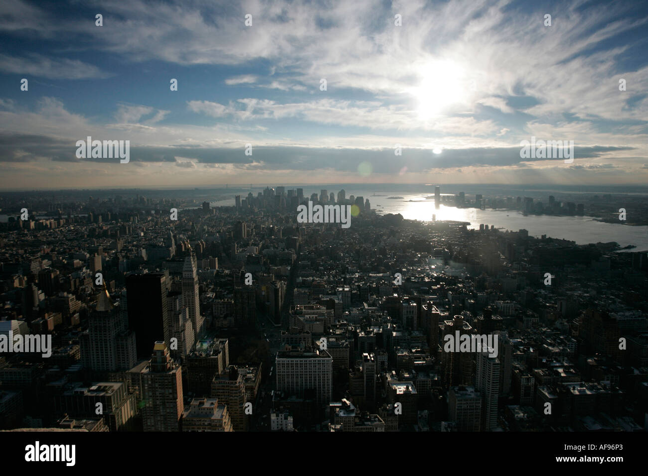 spectacular view from observation deck 86th floor near the top of the ...